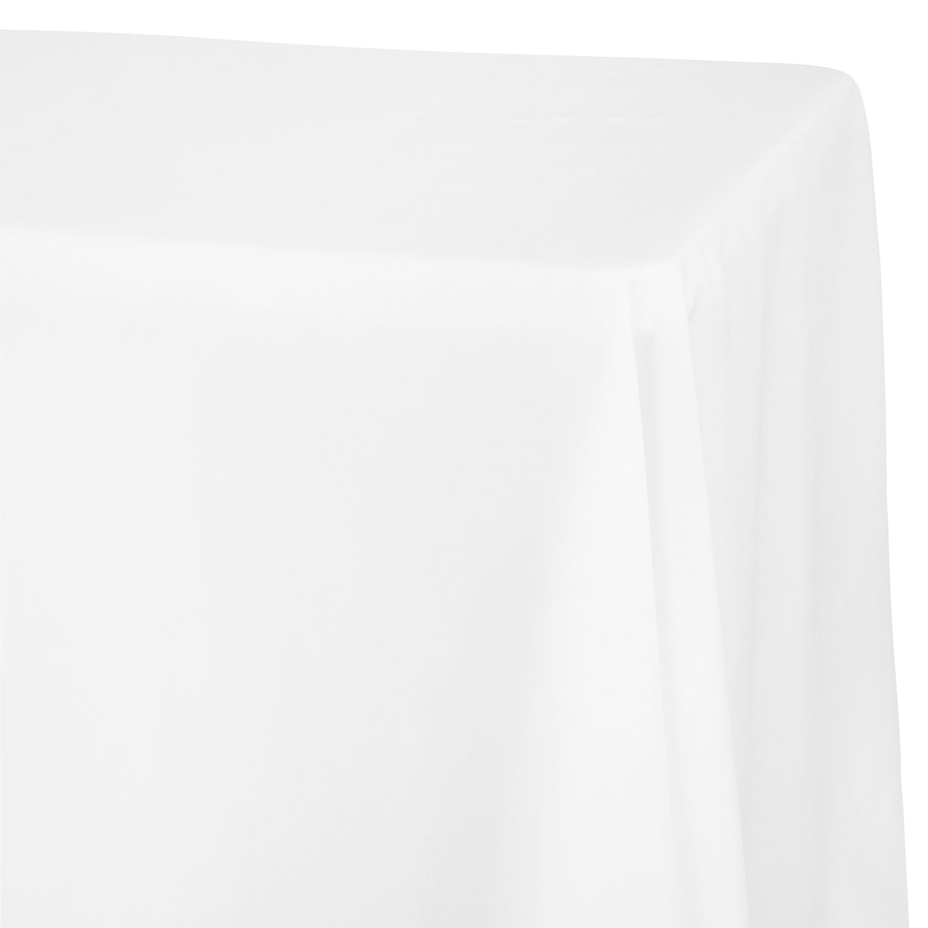 White 90"x108" Rectangular Oblong Polyester Tablecloth– CV Linens