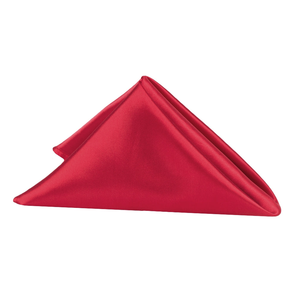 Satin Napkin 20"x20" - Apple Red - CV Linens™