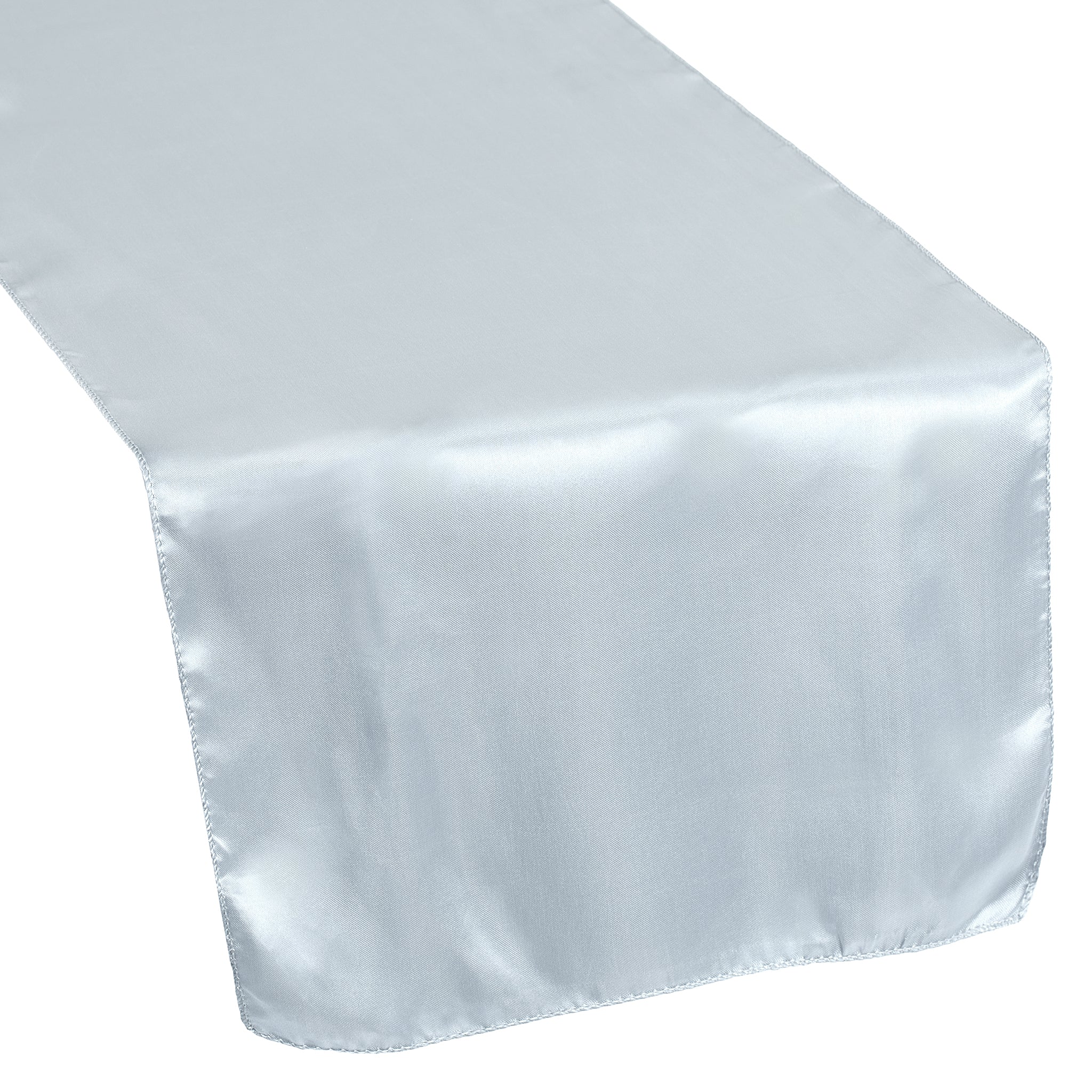 Satin Table Runner - Dusty Blue - CV Linens