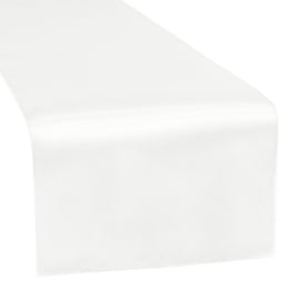 Satin Table Runner - Ivory - CV Linens™