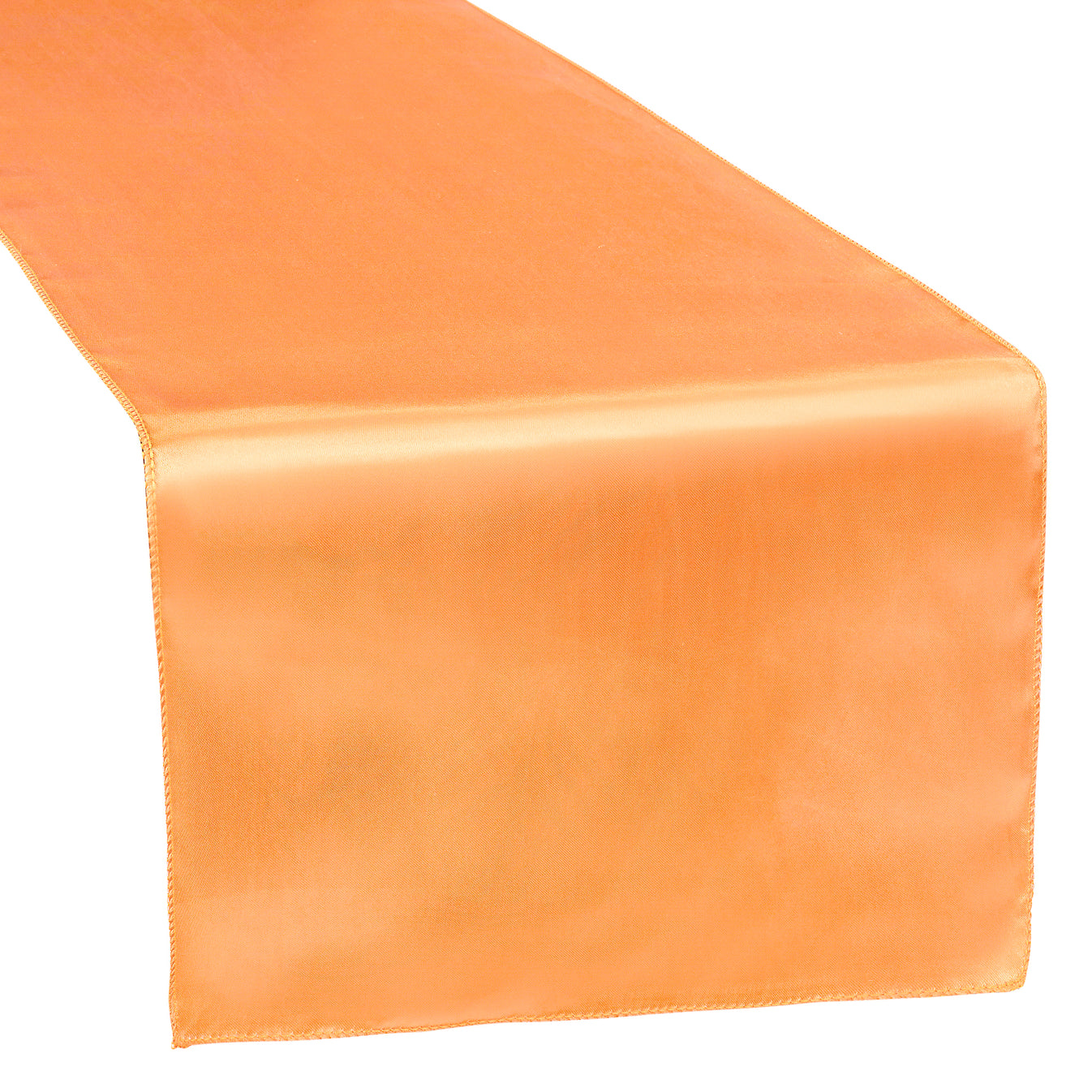 Satin Table Runner - Orange - CV Linens