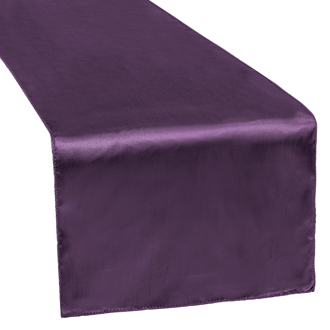 Satin Table Runner - Eggplant/Plum - CV Linens™