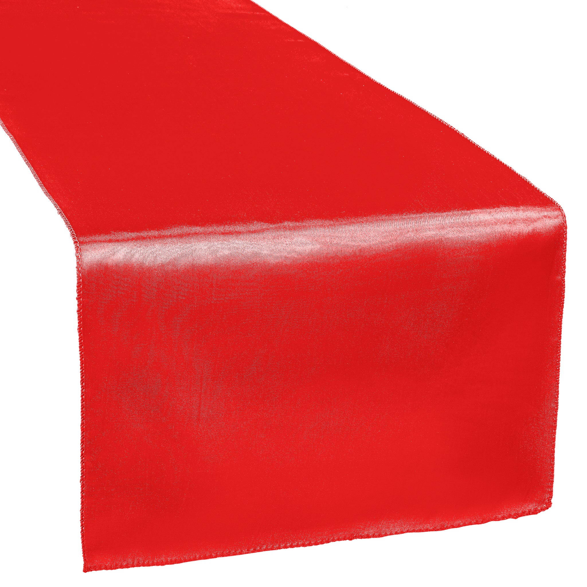Satin Table Runner - Red - CV Linens