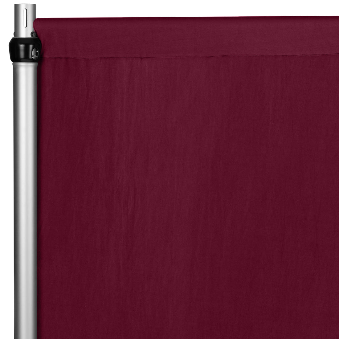 Burgundy 10ft H x 60" W Spandex 4-Way Stretch Drape Curtain– CV Linens