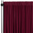 Spandex 4-way Stretch Drape Curtain 12ft H x 60" W - Burgundy - CV Linens™