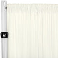 Spandex 4-way Stretch Drape Curtain 10ft H x 60" W - Ivory - CV Linens™