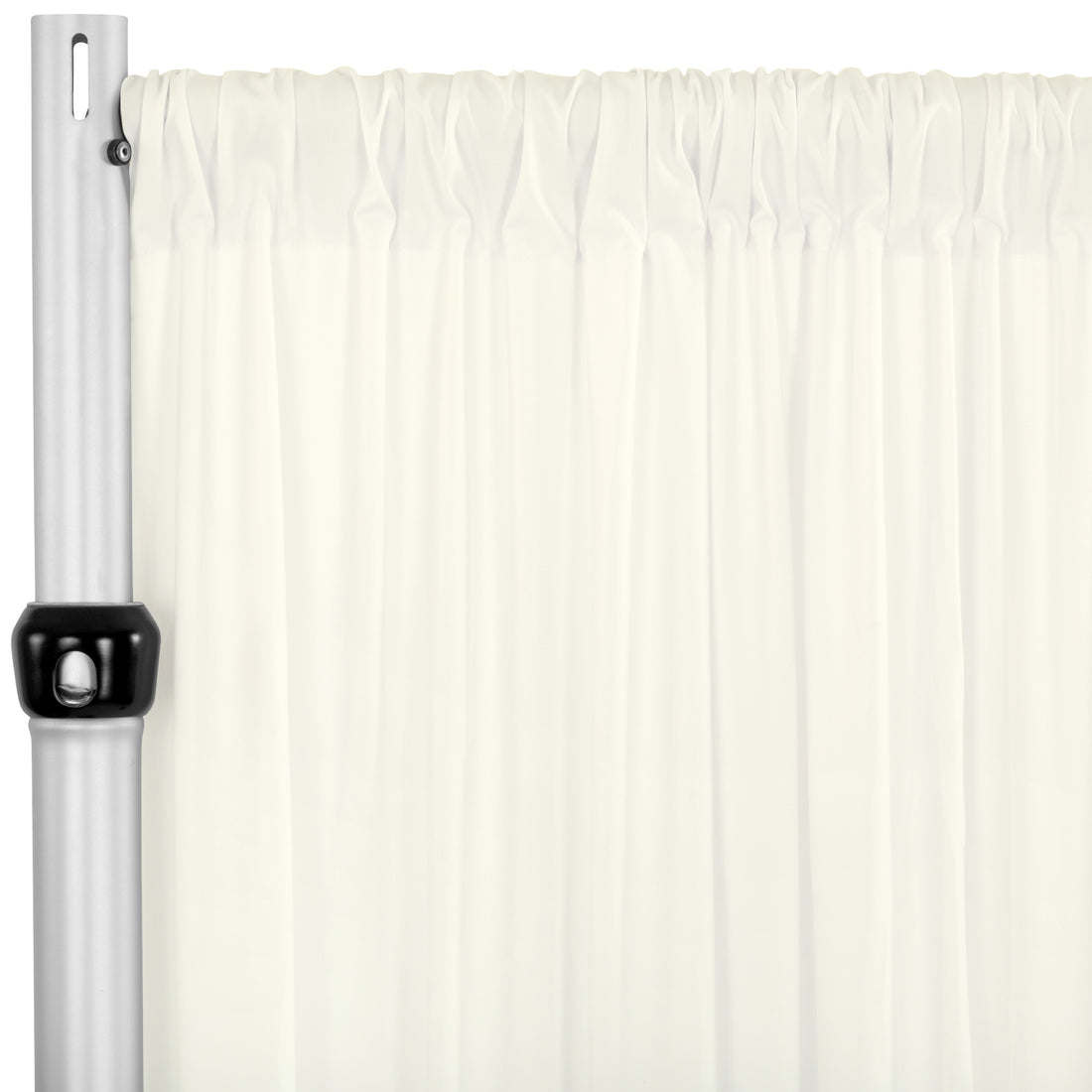 Spandex 4-way Drape 18 ft Backdrop Ivory - CV Linens™
