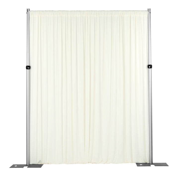 Spandex 4-way Stretch Drape Curtain 12ft H x 60" W - Ivory - CV Linens™