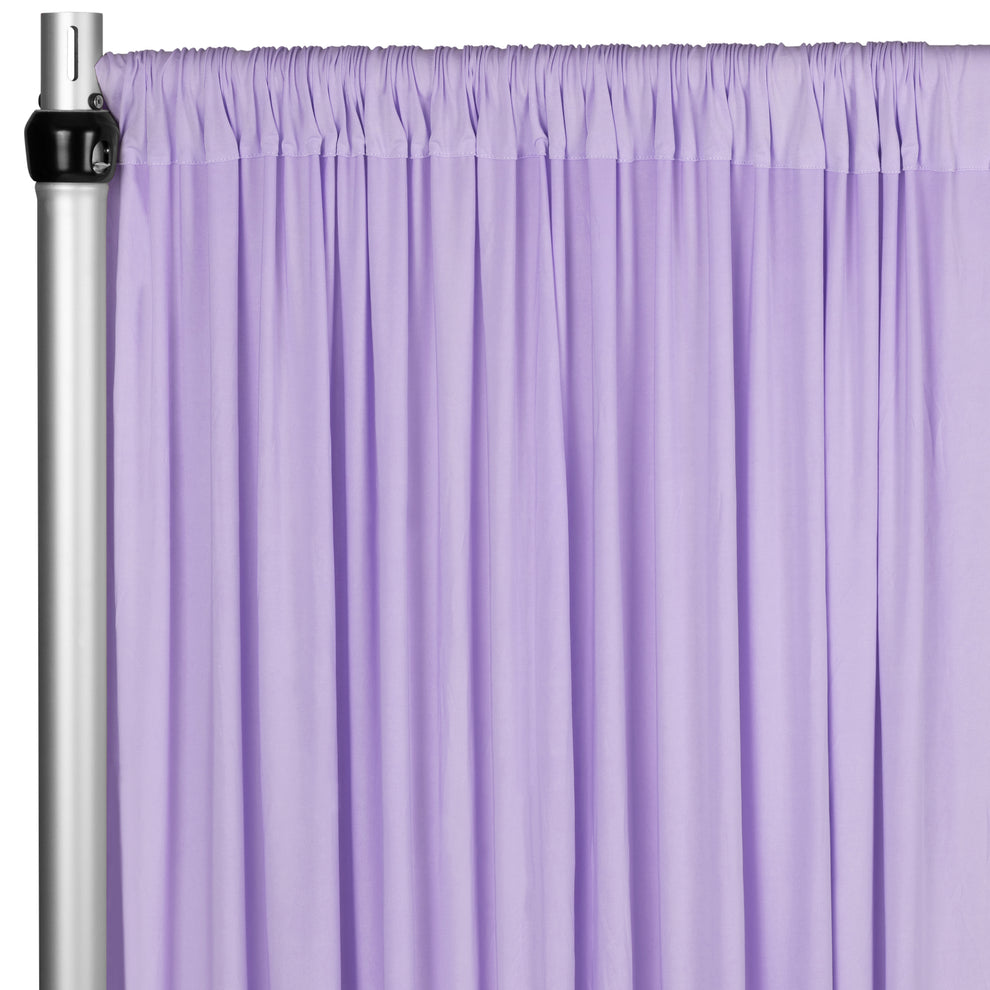 Spandex 4-way Stretch Drape Curtain 12ft H x 60" W - Lavender - CV Linens™