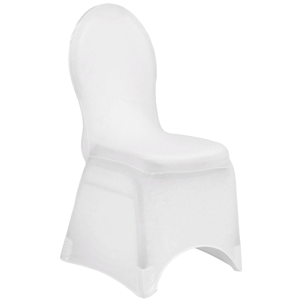 White Spandex Banquet Chair Cover - CV Linens™