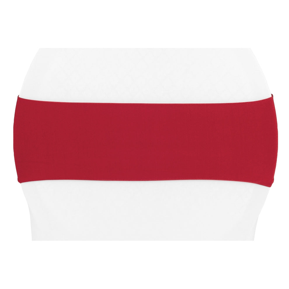 Spandex Chair Band - Apple Red - CV Linens™