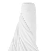 Spandex Stretch 4-way Fabric Roll 10 yards 58" - White Wholesale– CV Linens