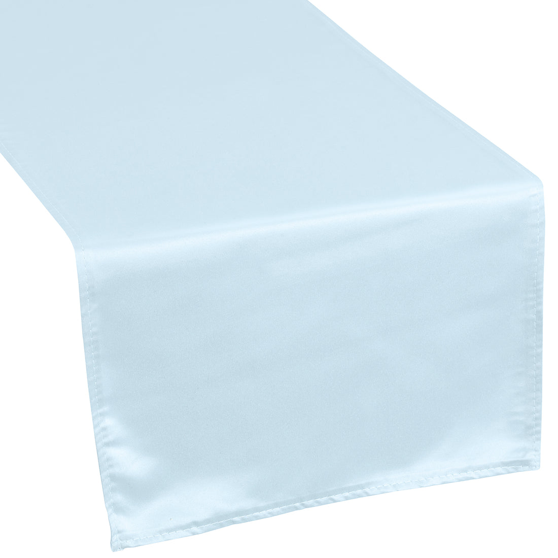 Lamour Satin Table Runner - Baby Blue - CV Linens™