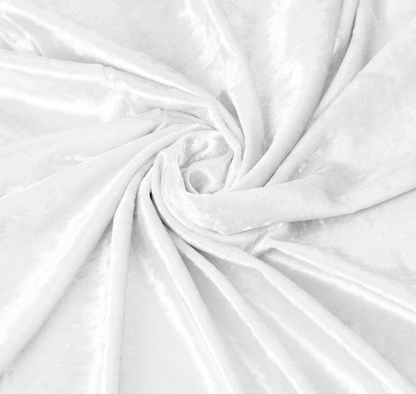 10 yards Velvet Fabric Roll - White - CV Linens™