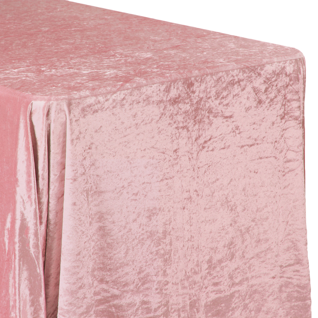 Velvet 90"x132" Rectangular Tablecloth - Dusty Rose/Mauve - CV Linens™