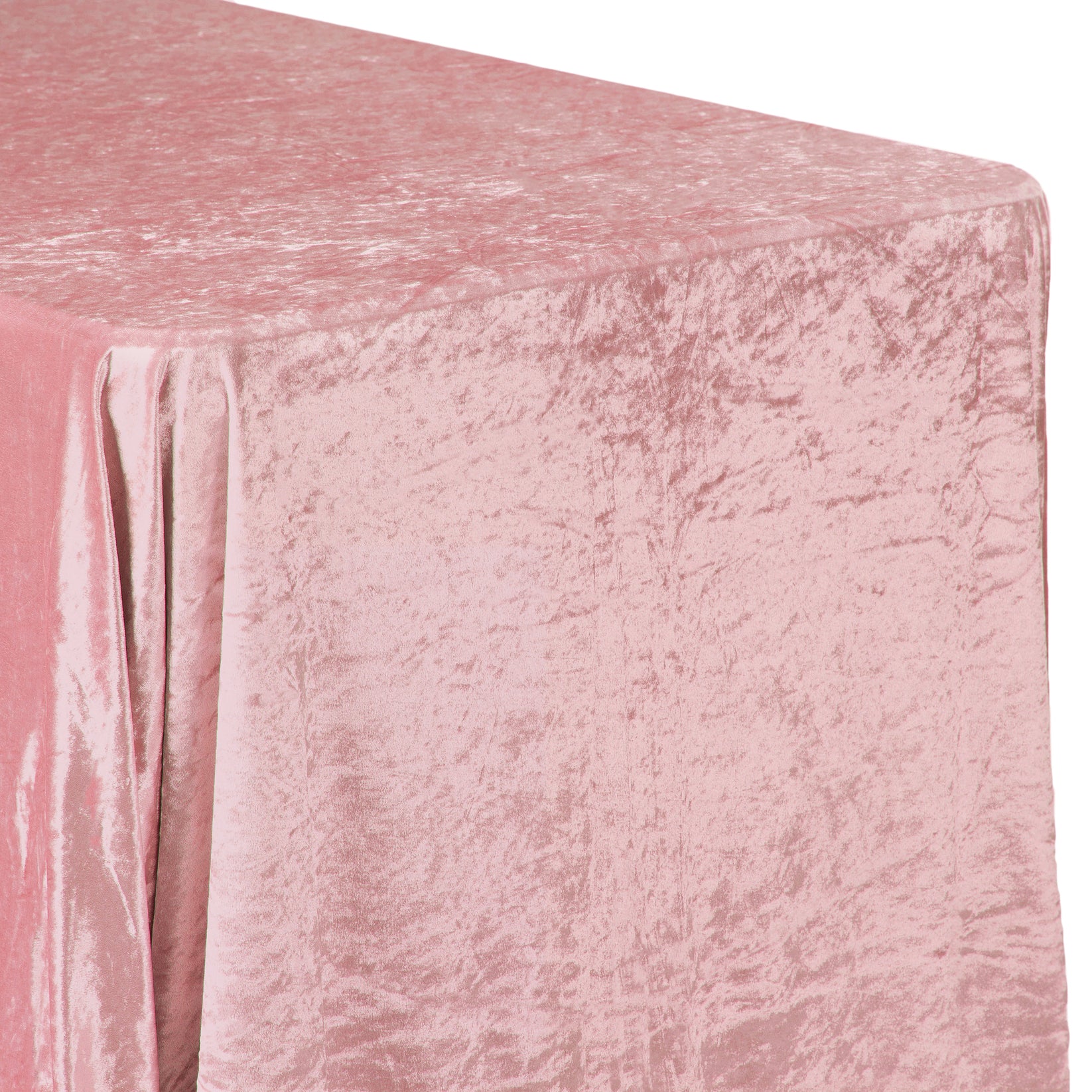 Velvet 90"x132" Rectangular Tablecloth - Dusty Rose/Mauve - CV Linens™