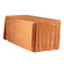 Velvet 90"x156" Rectangular Tablecloth - Rust - CV Linens™