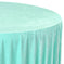 Velvet 120" Round Tablecloth - Light Turquoise - CV Linens™