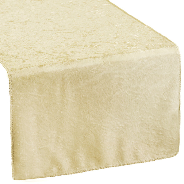 Velvet Table Runner - Champagne - CV Linens™
