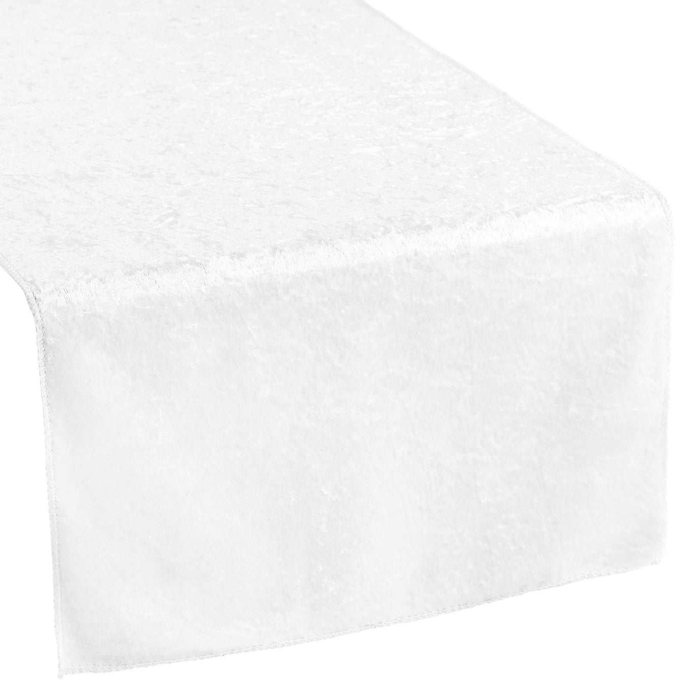 Velvet Table Runner - White - CV Linens™