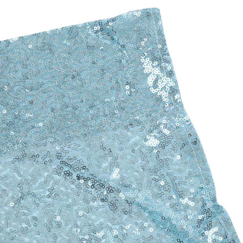 Glitz Sequin Mesh Net 8ft H x 52" W Drape/Backdrop panel - Baby Blue ...