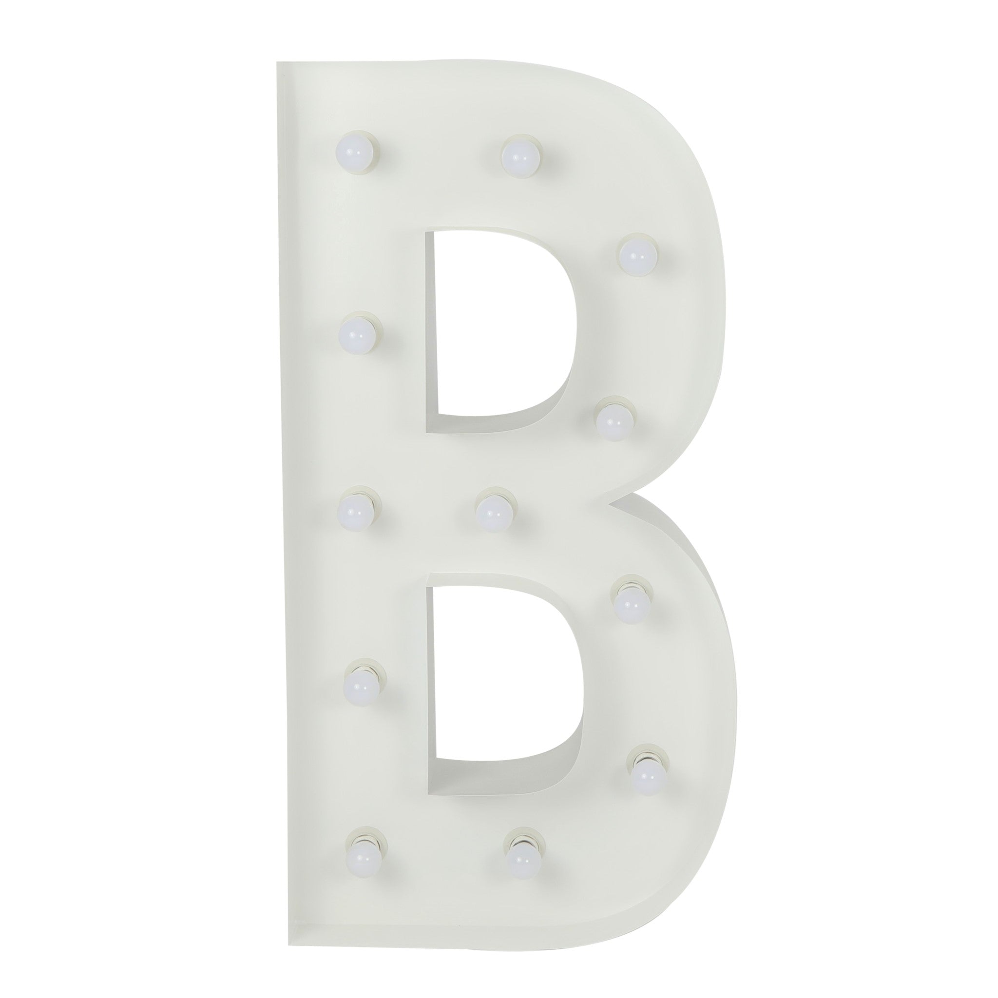 Large 4ft Tall LED Marquee Letter - B– CV Linens