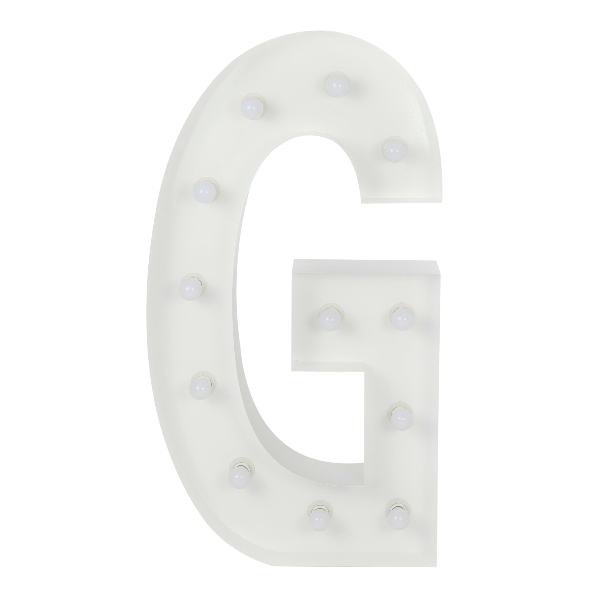 Large 4ft Tall LED Marquee Letter - G– CV Linens
