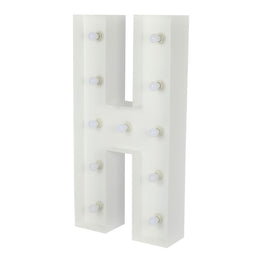 Large 4ft Tall LED Marquee Letter - H– CV Linens