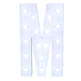 Large 4ft Tall LED Marquee Letter - M– CV Linens