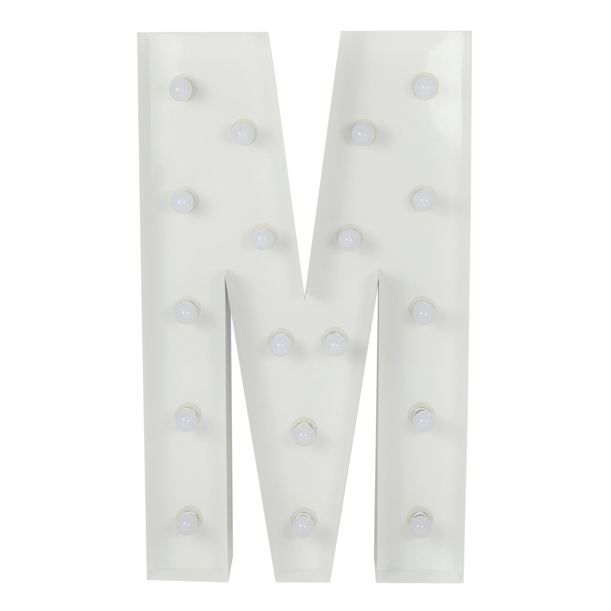 Large 4ft Tall LED Marquee Letter - M– CV Linens