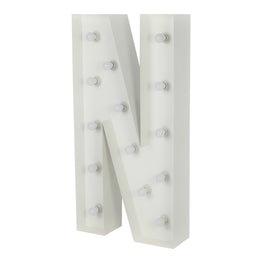 Large 4ft Tall LED Marquee Letter - N– CV Linens