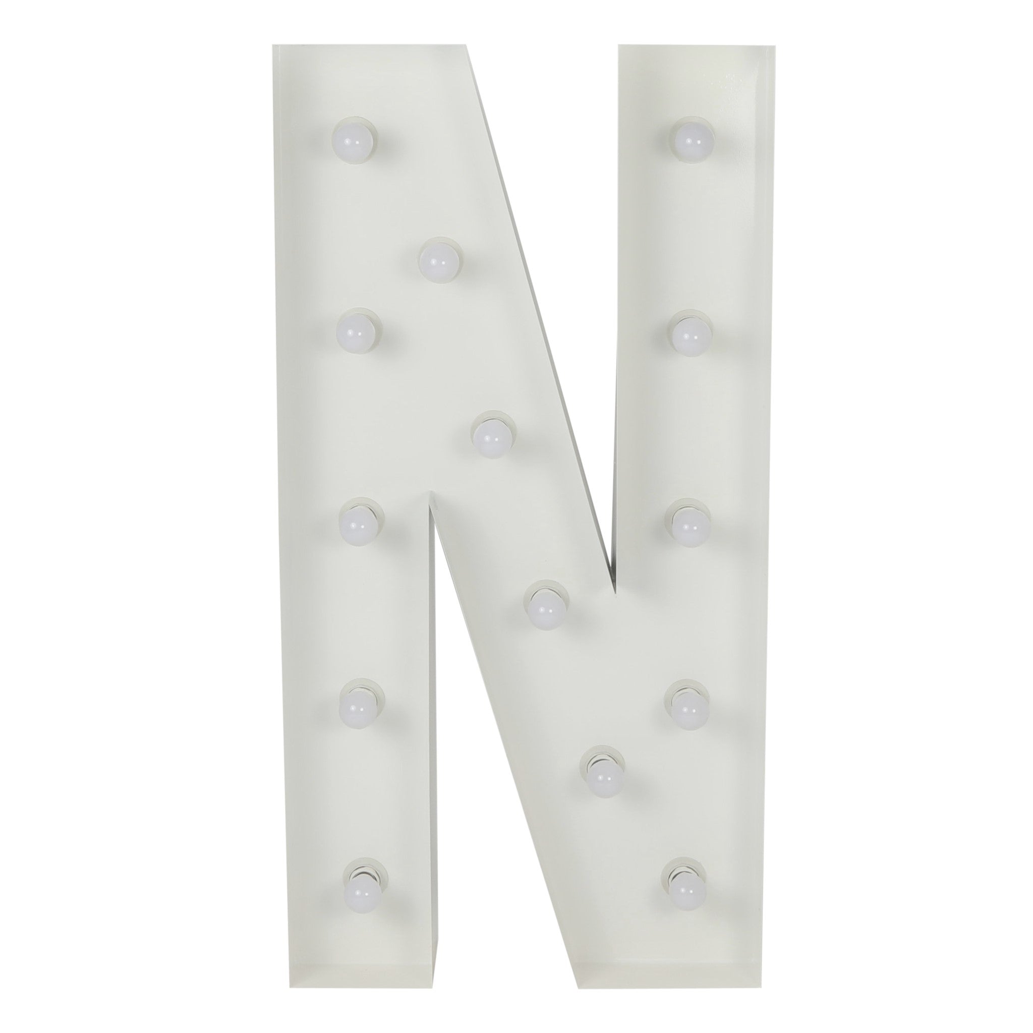 Large 4ft Tall LED Marquee Letter - N– CV Linens
