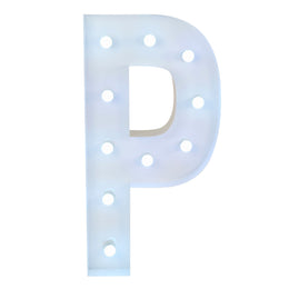 Large 4ft Tall LED Marquee Letter - P– CV Linens