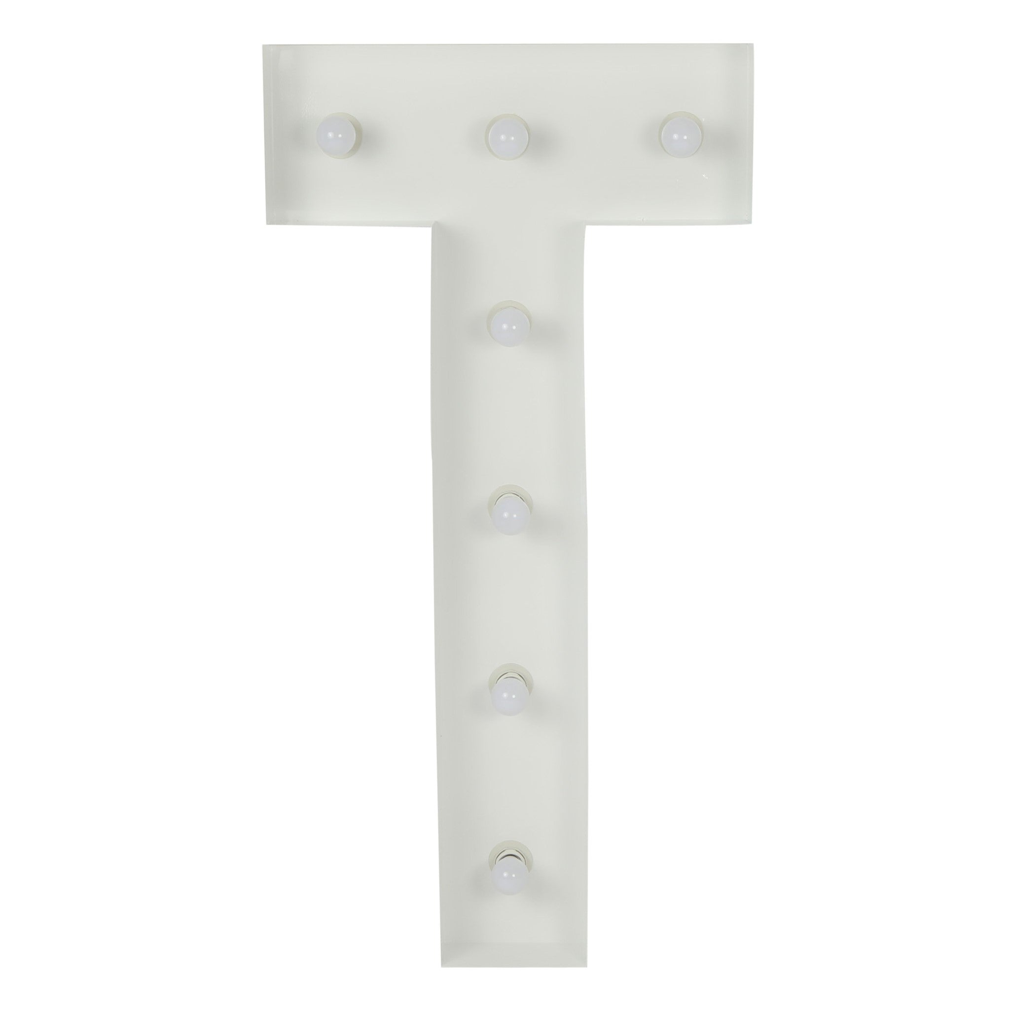 Large 4ft Tall LED Marquee Letter - T– CV Linens