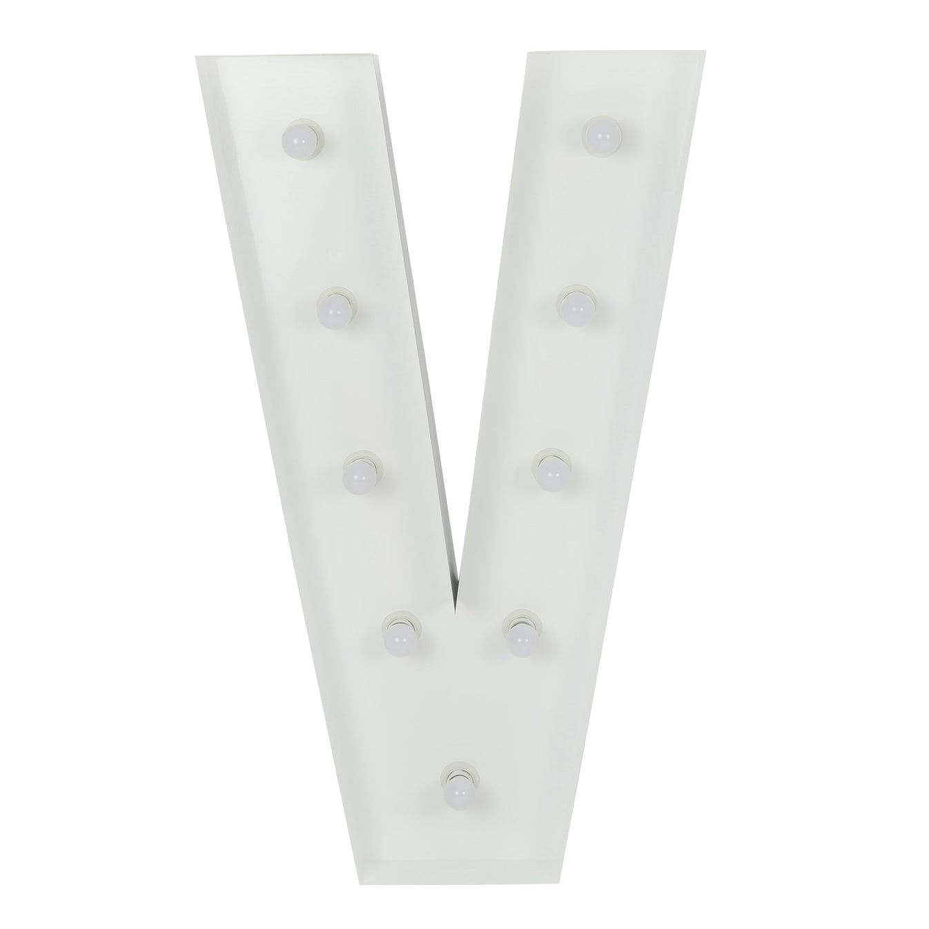 Large 4ft Tall LED Marquee Letter - V - CV Linens™