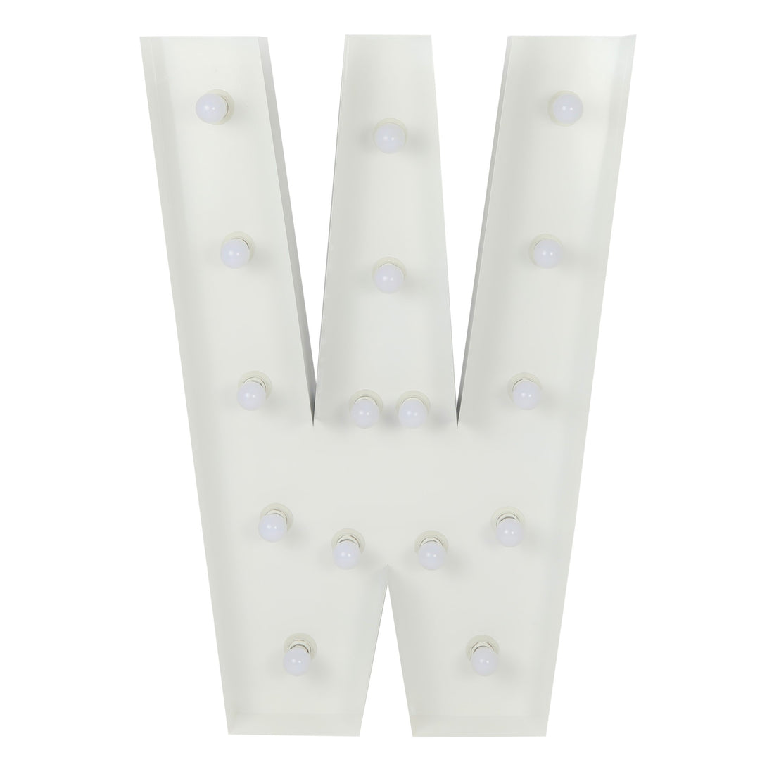 Large 4ft Tall LED Marquee Letter - W– CV Linens