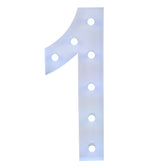 Large 4ft Tall LED Marquee Number - 1– CV Linens