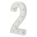 Large 4ft Tall LED Marquee Number - 2– CV Linens