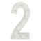 Large 4ft Tall LED Marquee Number - 2– CV Linens