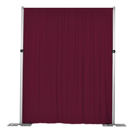 Spandex 4-way Stretch Drape Curtain 10ft H x 60" W - Burgundy - CV Linens™