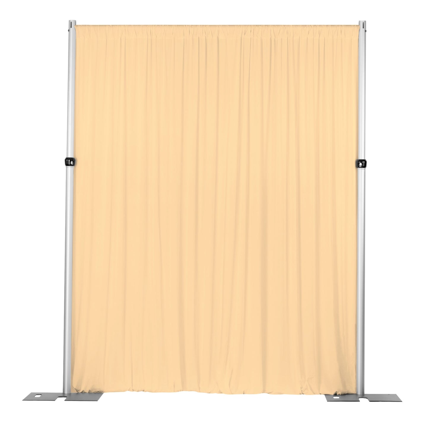 Spandex 4-way Stretch Backdrop Drape Curtain 12ft H x 60" W - Champagne ...
