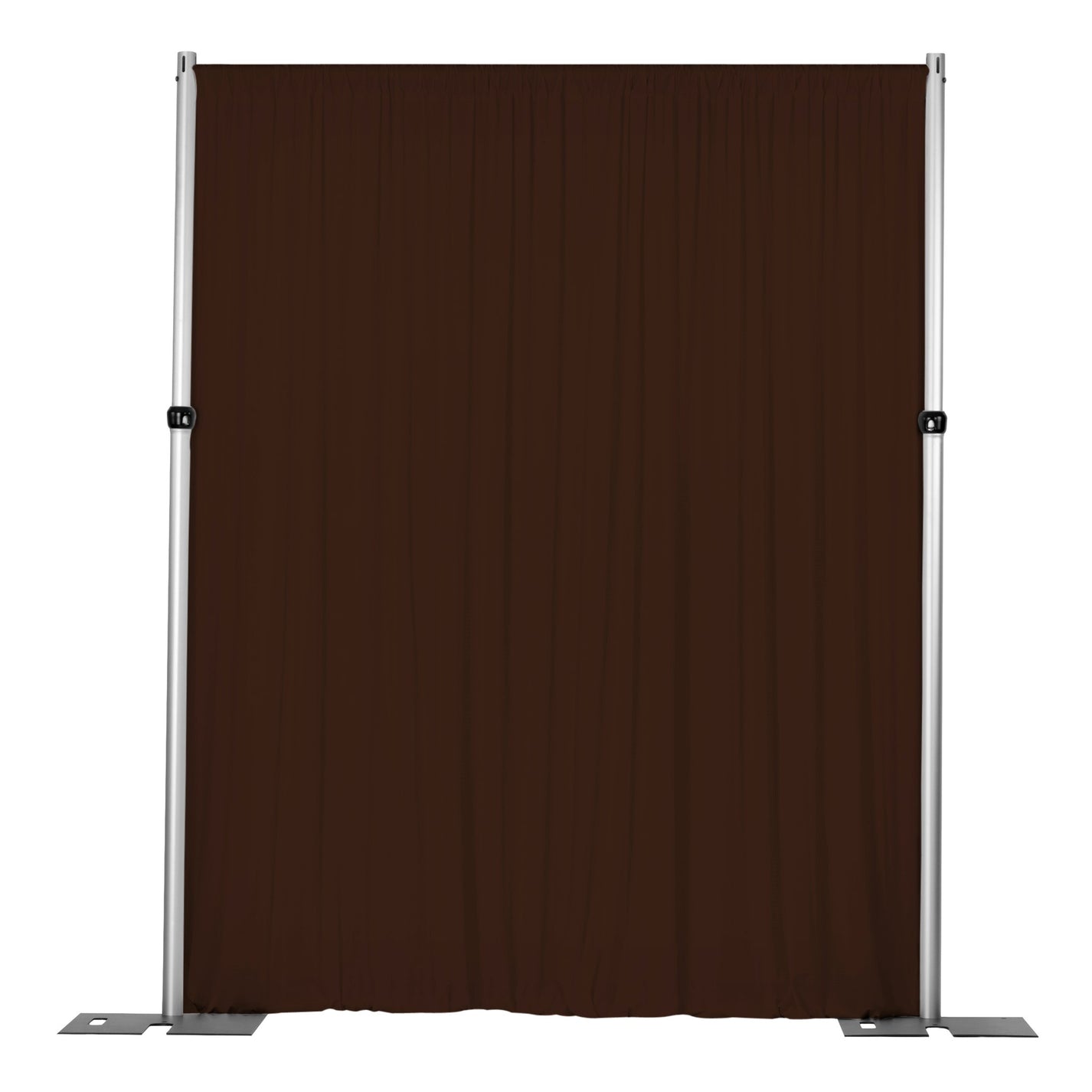 Spandex 4-way Stretch Backdrop Drape Curtain 10ft H x 60" W - Chocolate ...