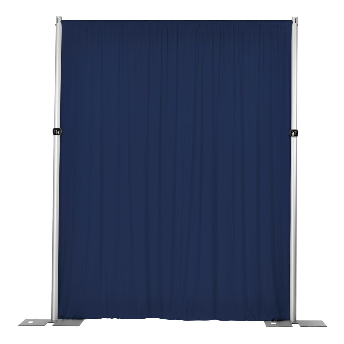 Spandex 4-way Stretch Backdrop Drape Curtain 18ft H x 60" W - Navy Blue ...