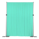Spandex 4-way Stretch Drape Curtain 12ft H x 60" W - Turquoise - CV Linens™