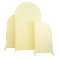 Spandex Arch Covers for Chiara Frame Backdrop 3pc/set - Pastel Yellow ...