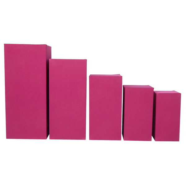 Spandex Covers for Square Metal Pillar Pedestal Stands 5 pcs/set - Fuc ...