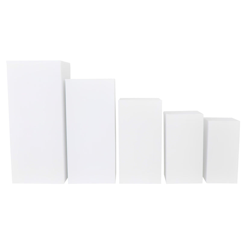 Spandex Covers for Square Metal Pillar Pedestal Stands 5 pcs/set ...
