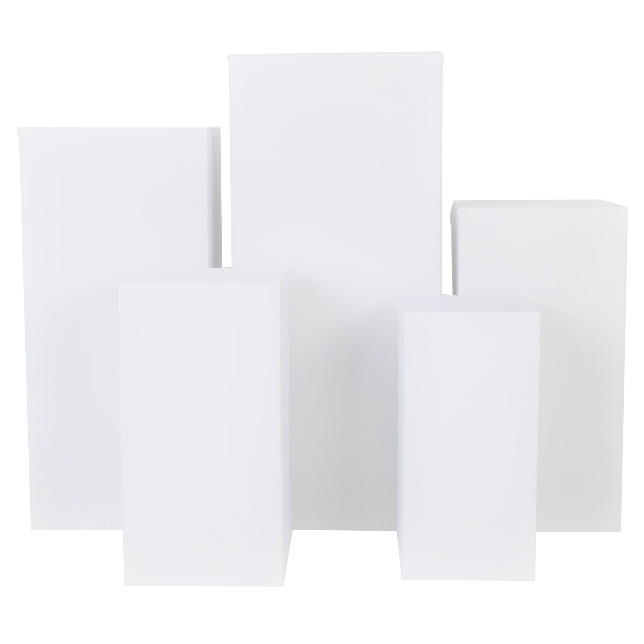 Spandex Covers for Square Metal Pillar Pedestal Stands 5 pcs/set ...