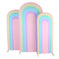 Spandex Covers for Trio Arch Frame Backdrop 3pc/set - Pastel Rainbow ...