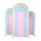 Spandex Covers for Trio Arch Frame Backdrop 3pc/set - Pastel Rainbow ...